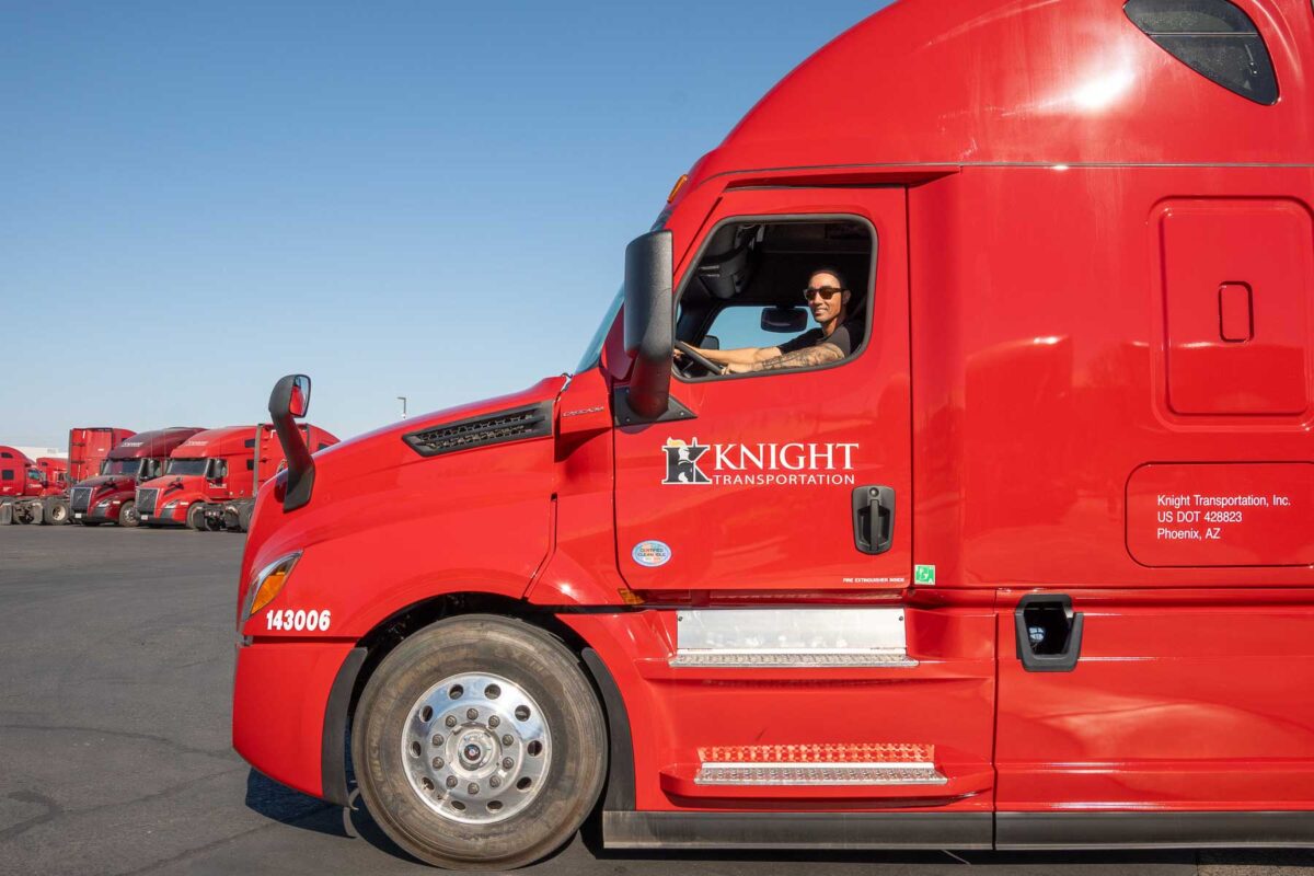 Tractors Trailers & Technology | Equipment At Knight Transportation