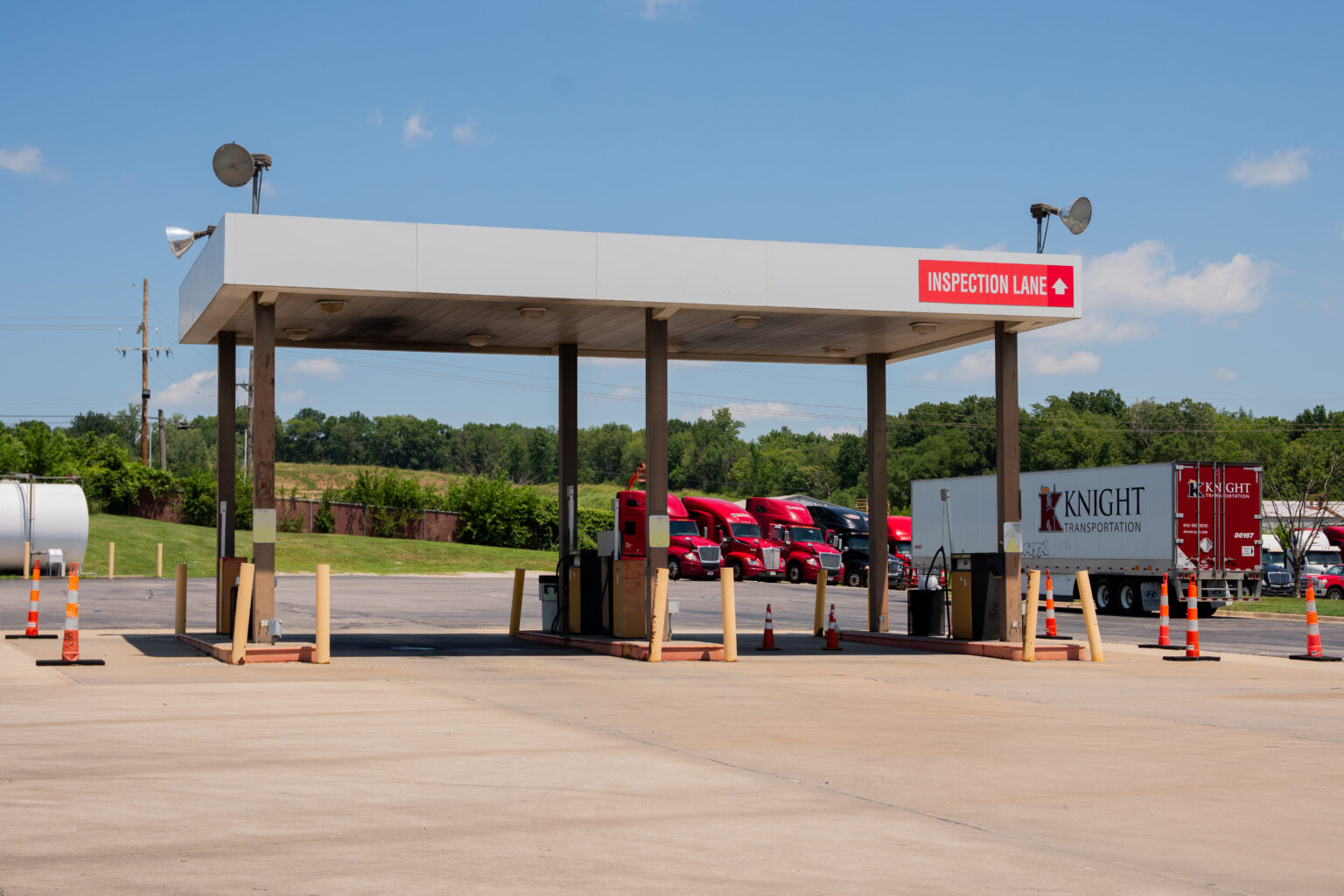 Inside the Kansas City Terminal at Knight Transportation