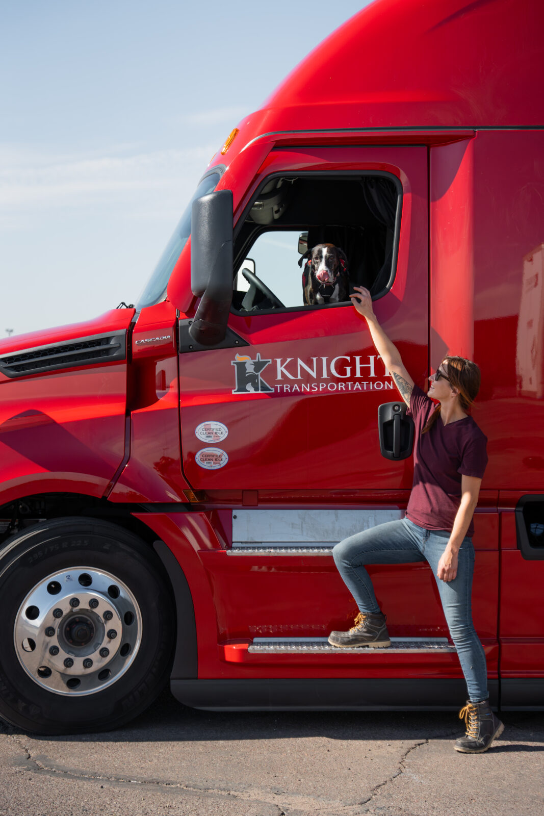 Women in Trucking: Ione's Journey as a Professional Driver at Knight ...
